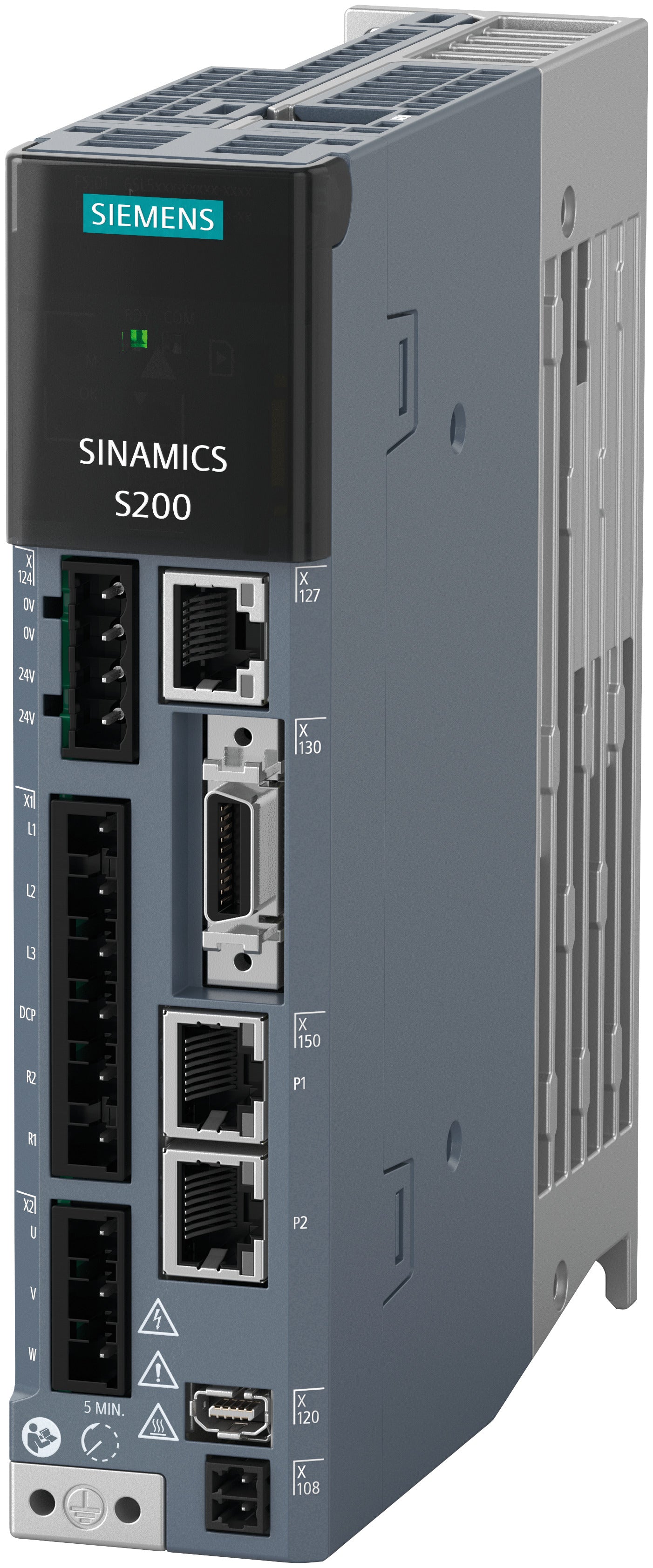 SIEM 6SL5510-1BB10-1AF0 SINAMICS S200 PN 1/3 AC 200V 0.1kW