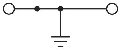PHO UT 4-MTD-PE Schutzleiter-Reihenklemme